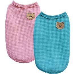 Fvbjd - 2PCS Frühling und Sommer Haustier Weste Katze Hund Kleidung Welpen Teddy Bichon Hund Kleidung m