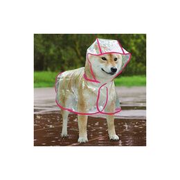 Minkurow - Hunde-Regenmantel, wasserdicht, winddicht, mit Kapuze, für kleine und mittelgroße Hunde, Xs
