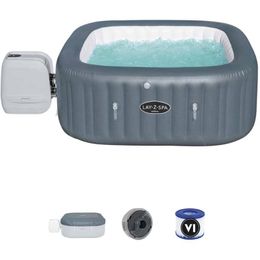 Whirlpool Bestway Lay-Z-Spa Hawaii Hydrojet Pro für bis zu 4-6 Personen Quadratisch 180x180x71 cm