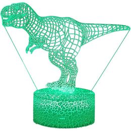 Buntes 3D-Nachtlicht der Dinosaurier-Serie, kreative Geschenklampe, Tischlampe, LC-46