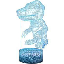 Buntes 3D-Nachtlicht der Dinosaurier-Serie, kreative Geschenklampe, Tischlampe, LC-50