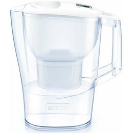 Wasserfilterkanne - Filterkanne Aluna Cool Memo, Volumen 2,4 l, Maxtra Pro Filter, weiß 1052801 - Brita