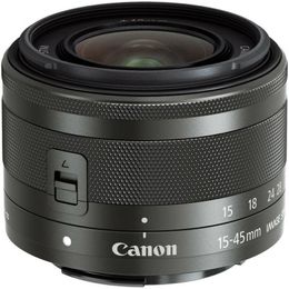 Ef-m 15-45mm f/3.5-6.3 is stm Weitwinkel Zoom Objektiv schwarz (0572C005) - Canon