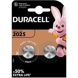 Duracell - Lithium CR2025 Knopfzelle (2er Blister)