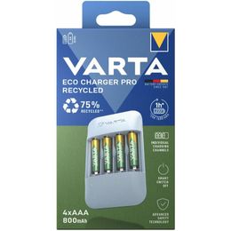 Varta - Ladegerät Eco Charger Pro Recycled 4x aaa 56813 800mAh