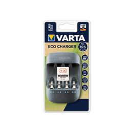 Varta - Akkuladegerät Eco Charger inkl 4x aaa Micro 800mAh (57680 101 421)