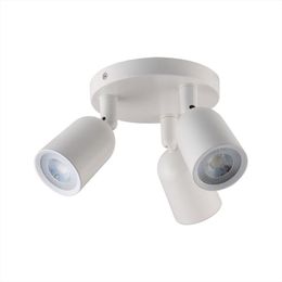 V-TAC Weiße LED-Strahler - 3xGU10 - Wand - Einbau - IP20