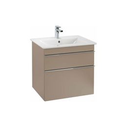 Villeroy & Boch Venticello Waschtischunterschrank A923, 553x590x502, Farbe: White Matt, Griff: chrom glänzend - A92301MS - Villeroy&boch