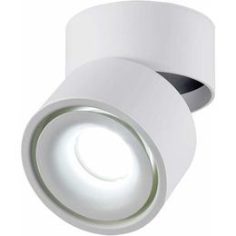 7 w verstellbarer Aufbaustrahler - 7 x 10 cm LED-Deckenstrahler verstellbarer Winkel Deckenleuchte COB-Lampe, 360 ° drehbar (Weiß-6000 k)