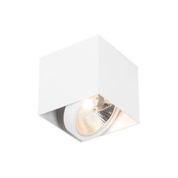 Qazqa Design-Spot weiß quadratisch AR111 - Box - Weiß