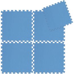 Bestlivings Pool-Bodenschutzmatte, Unterlegmatte zum Schutz ihres Pools, 16 Stück ( 50x50x0,4 cm ) - 4m² - Robustes Stecksystem beliebig erweiterbar - Blau