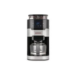 Gastroback - 42711 Kaffeeautomat Grind&Brew Pro 12 Tassen 900Watt Edelstahl/schwarz - Filterkaffeemaschine - 1,5 l - Kaffeebohnen - Gemahlener Kaffee