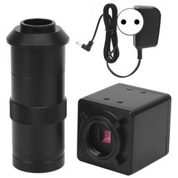 2 mp hochauflsende industrielle Mikroskopkamera für ccd cmos vga mit Zoom-C-Mount-Objektiv (EU-Stecker 100–240 v) - Eosnow