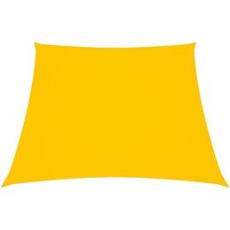LONGZIMING - Sonnensegel Oxford-Gewebe Trapezförmig 3/4x2 m Gelb