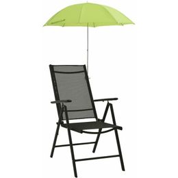 LONGZIMING - Sonnenschirme für Campingstühle 2 Stk. Grün 105 cm