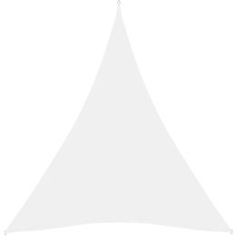 LONGZIMING - Sonnensegel Oxford-Gewebe Dreieckig 4x5x5 m Weiß
