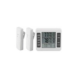 Kühlschrank-Gefrierschrank-Thermometer Digitales Alarm-Sound-Thermometer mit Funk-Sensor Min/Max-Anzeige