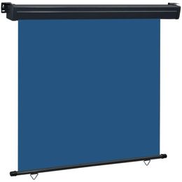 LONGZIMING Balkon-Seitenmarkise 170 × 250 cm Blau