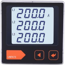 LNFA73 Intelligentes LCD-Display, digitales Dreiphasen-Strommessgert, AC-Amperemeter (LNFA73)