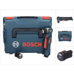 Bosch - Professional gwb 12V-10 Akku Winkelbohrmaschine 12 v + 1x Akku 2,0 Ah + L-Boxx - ohne Ladegerät