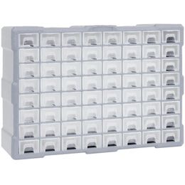 LONGZIMING - Multi-Schubladen-Organizer mit 64 Schubladen 52x16x37,5 cm