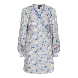 Pieces Kleid 'TILLY' Damen Gr&ouml;&szlig;e 38 beige / blau / pastellgr&uuml;n / rosa Winterkleid