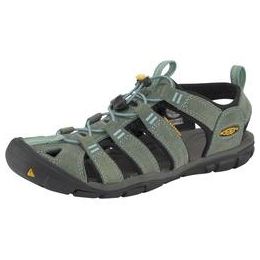 Thule Sandale KEEN "CLEARWATER CNX LEATHER" Gr. 38, grün Schuhe Schnürsandalen