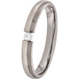 VANDENBERG Damen Ring, Titan, silber, 56