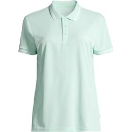 Moorhead Poloshirt, atmungsaktiv, UV-Schutz, feuchtigkeitsregulierend, für Damen, blau, 36