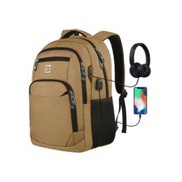 WISHDOR Laptoprucksack Laptop Rucksack Rucksäcke Schulrucksack Wasserbeständig Laptoptasche (Notebook Laptop Tasche Schule Uni Rucksack