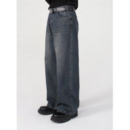 AFAZ New Trading UG Straight-Jeans Frühling Gerade Gewaschene Jeans Lockere Passform im Trend