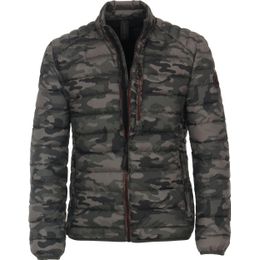 Casamoda Steppjacke, Camouflage-Design, windabweisend, für Herren, grün, XXL