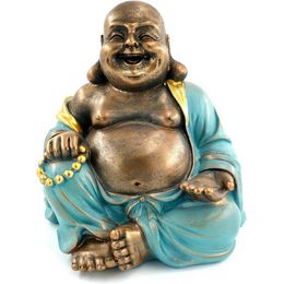 MF Buddhafigur Harmonische Buddha-Skulptur 'Mint Green'