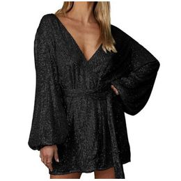 AFAZ New Trading UG Sommerkleid Cardigan-Kleid Sexy drapiertes Babes-Kleid