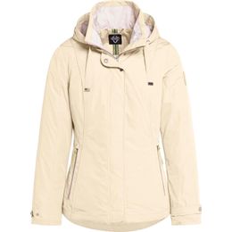 District Parka, Kapuze, wasserabweisend, für Damen, gelb, 48