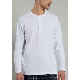 Ceceba Pyjamaoberteil Houston 31237 Button Long Shirt (Doppelpack) in reiner natürlicher Baumwoll-Qualität