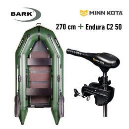 BARK Boote Schlauchboot BARK BT-270 + e-Motor MINNKOTA Endura C2 50