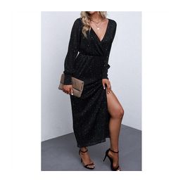 AFAZ New Trading UG Abendkleid Abendkleid Schmaler Kleid V-Ausschnitt Langer Rock Partykleid A-Linien