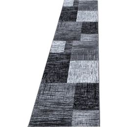 Läufer Plus 8001, Ayyildiz Teppiche, rechteckig, Höhe: 6 mm, 80cm x 300cm (BxL), schwarz