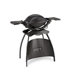 Weber Q 1400 Stand Dark Grey mit Seitentischen