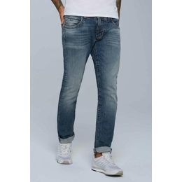 CAMP DAVID Regular-fit-Jeans NI:CO Münztasche mit Ziernaht, blau