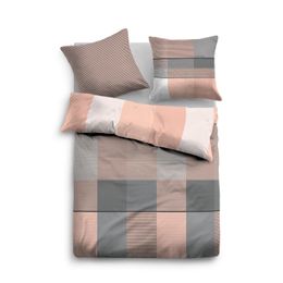 SONSTIGE Bettwäsche TOM TAILOR Satin (BL 135x200 cm) BL 135x200 cm rosa Bettbezug Bettzeug