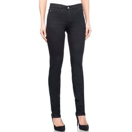 wonderjeans Slim-fit-Jeans Classic-Slim Klassischer gerader Schnitt, schwarz