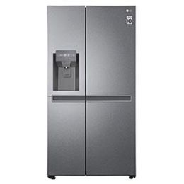 LG SidebySide mit Eis, Crushed Ice und Wasserspender 634 Liter Kapazität Energieeffizienzklasse E Interner Wassertank 4L Dark Graphite GSLV31DSXE G