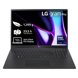 LG 17" Notebook mit Windows 11 Home Intel Core Ultra 7 Prozessor 16 GB LPDDR5x RAM 1 TB SSD 77WHAkku 17Z90SPG.AA78G 17Z90SPG.AA78G Laptop