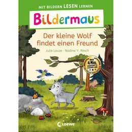 Loewe Verlag Bildermaus - Der kleine Wolf findet einen Freund - Julie Leuze, Gebunden