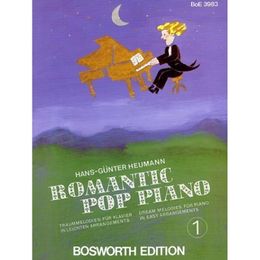Bosworth Romantic Pop Piano. Traummelodien für Klavier in leichten Arrangements / Romantic Pop Piano 1.Bd.1 - Hans G Heumann, Kartoniert (TB)