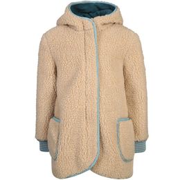 Finkid - Teddyjacke LIKKA NALLE in pebble/smoke blue, Gr.92/98