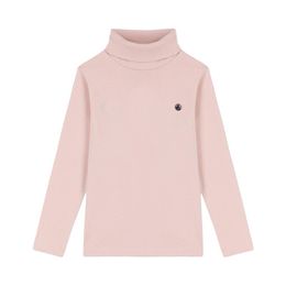 Petit Bateau - Rollkragenshirt LOI in rosa, Gr.110