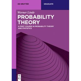 De Gruyter Probability Theory - Werner Linde, Kartoniert (TB)